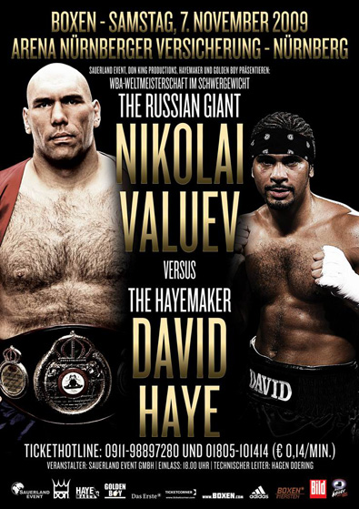 Nikolay Valuev vs. David Haye - BoxRec