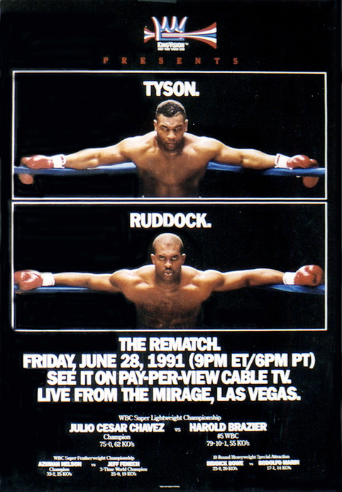 Mike Tyson vs. Donovan Ruddock (2nd meeting) - BoxRec