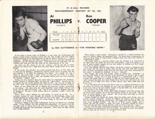 Al Phillips vs. Ron Cooper - BoxRec