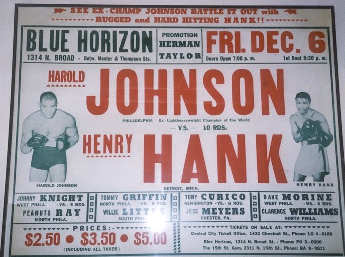 Harold Johnson vs. Henry Hank - BoxRec