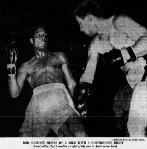 Bob Cleroux vs. Zora Folley (1st meeting) - BoxRec