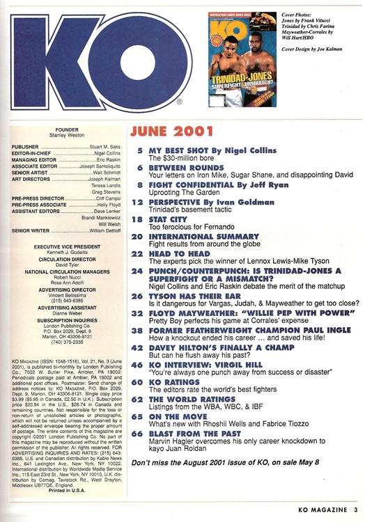 KO Magazine: June 2001 - BoxRec