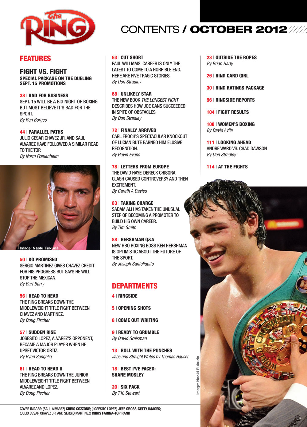 Ring Magazine: October 2012 - BoxRec