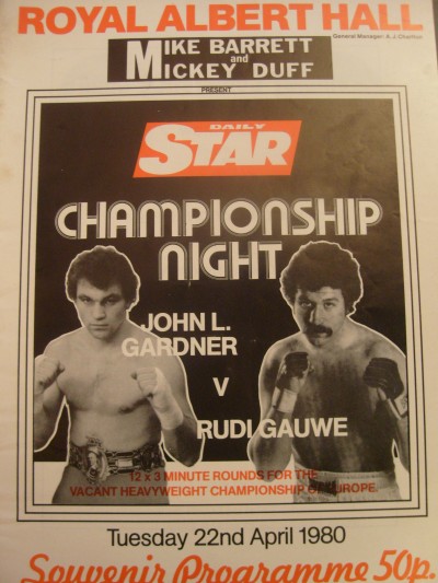 John Lewis Gardner vs. Rudy Gauwe - BoxRec