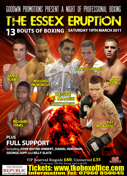 Tony Conquest vs. Prince George Akrong - BoxRec