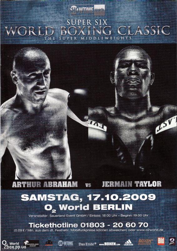 Arthur Abraham vs. Jermain Taylor - BoxRec