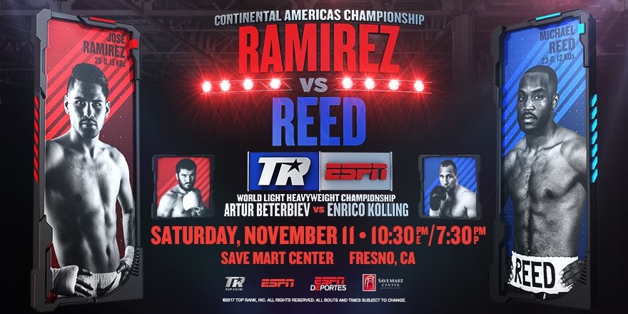 Jose Carlos Ramirez vs. Mike Reed - BoxRec
