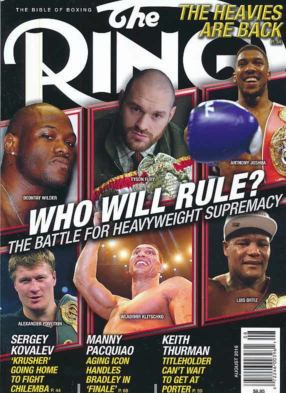 The Ring Magazine Covers: 2016 - BoxRec