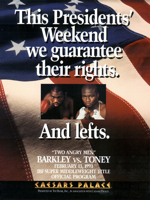 Iran Barkley vs. James Toney - BoxRec