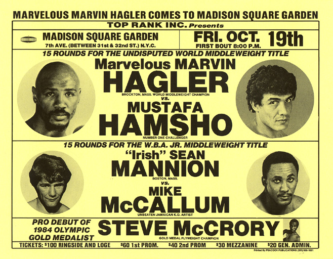 Mike McCallum vs. Sean Mannion - BoxRec