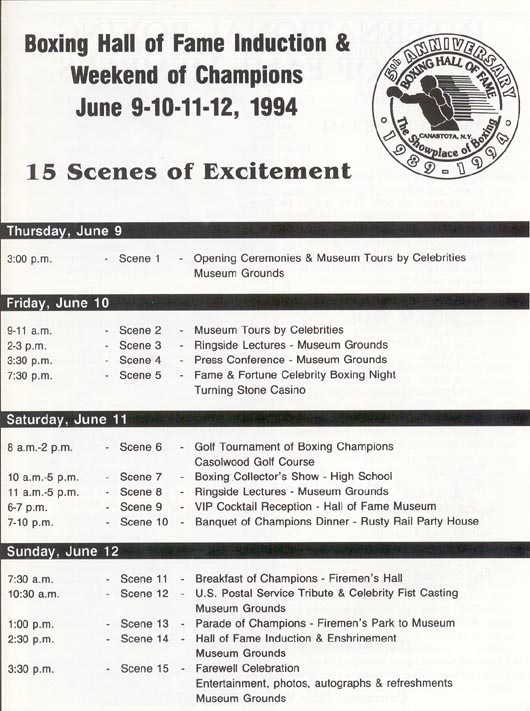 IBHOF: 1994 Induction - BoxRec