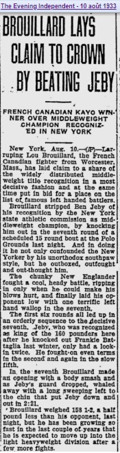 Lou Brouillard vs. Ben Jeby - BoxRec