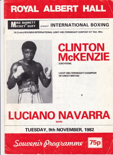 Clinton McKenzie vs. Luciano Navarra - BoxRec