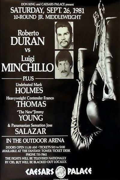 Roberto Duran vs. Luigi Minchillo - BoxRec