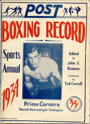 Post Boxing Record Book - BoxRec