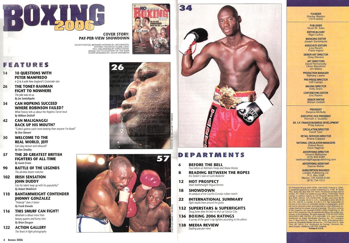 KO Magazine: Volume 2 2006 - BoxRec