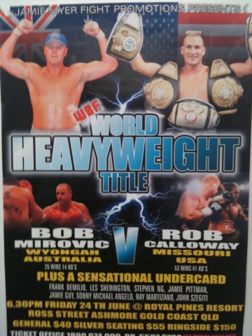 Bob Mirovic vs. Rob Calloway - BoxRec