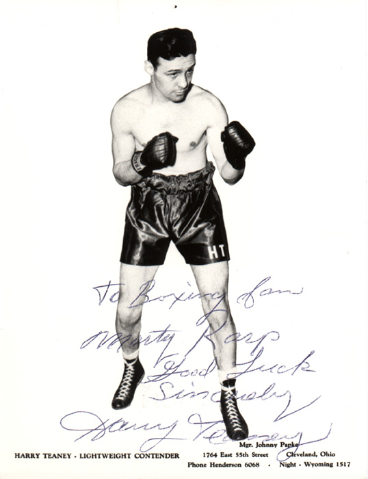 Harry Teaney - BoxRec