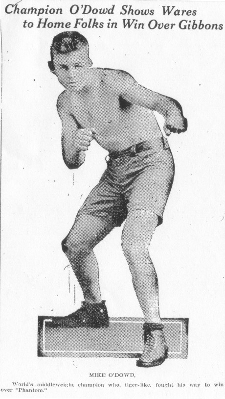 Mike O'Dowd vs. Mike Gibbons (1st meeting) - BoxRec