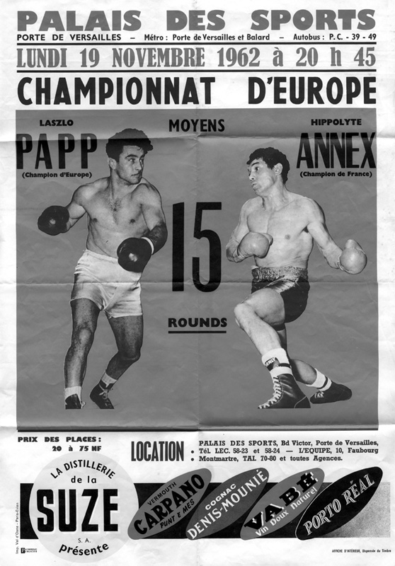 Laszlo Papp vs. Hippolyte Annex - BoxRec