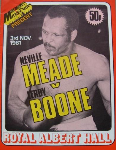 Neville Meade vs. Leroy Boone - BoxRec