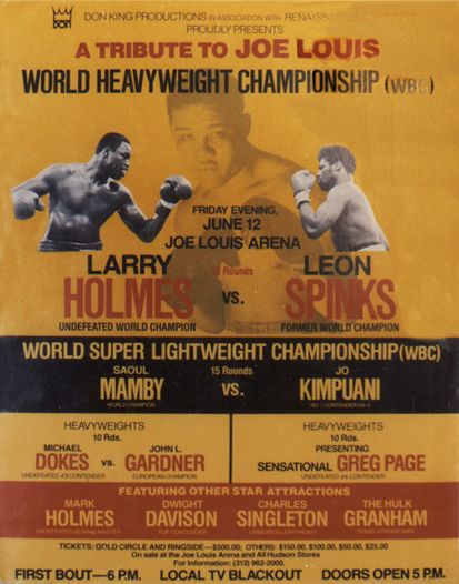 Larry Holmes vs. Leon Spinks - BoxRec