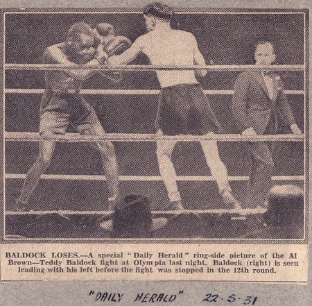 Teddy Baldock vs. Panama Al Brown - BoxRec