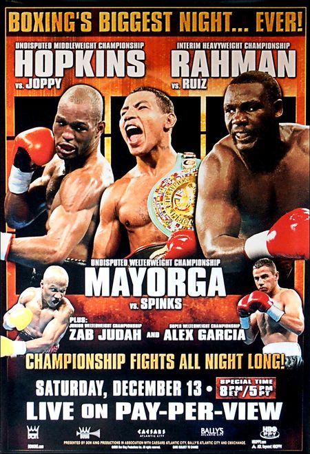 Bernard Hopkins vs. William Joppy - BoxRec
