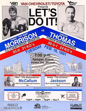 Tommy Morrison vs. Pinklon Thomas - BoxRec