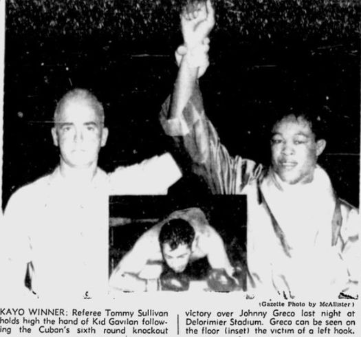 Kid Gavilan vs. Johnny Greco - BoxRec