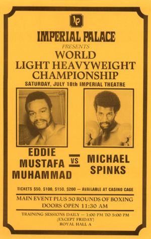 Eddie Mustafa Muhammad vs. Michael Spinks - BoxRec