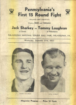 Tommy Loughran vs. Jack Sharkey (2nd meeting) - BoxRec
