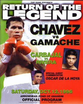 Julio Cesar Chavez vs. Joey Gamache - BoxRec