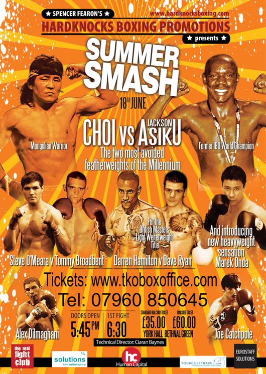 Choi Tseveenpurev vs. Jackson Asiku - BoxRec